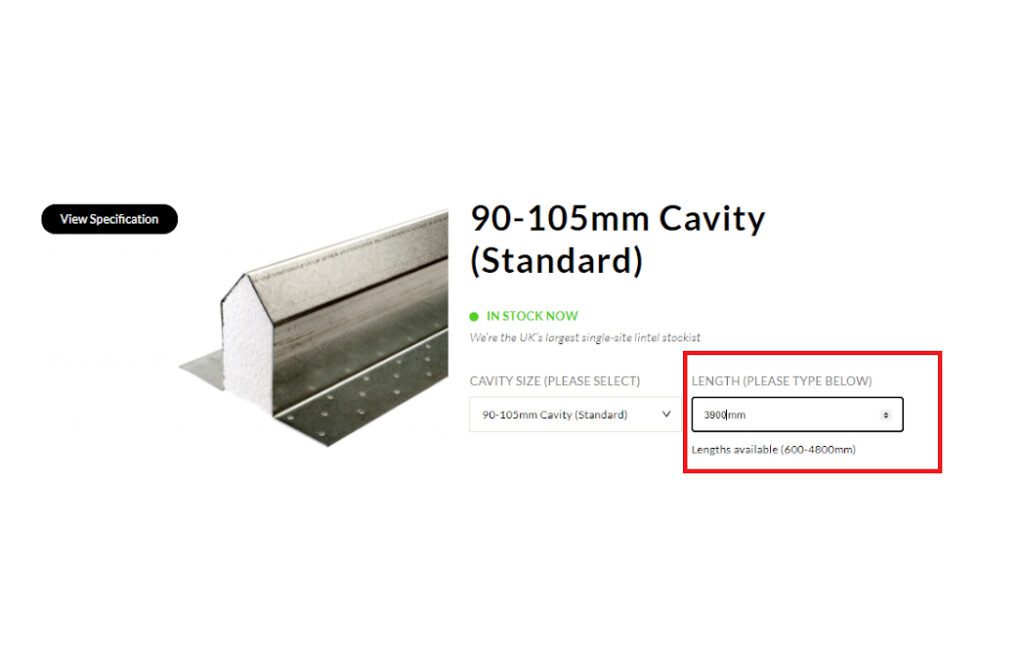 Steel Lintel Technical Data | UKLintels Ltd | Catnic & Steel Lintels